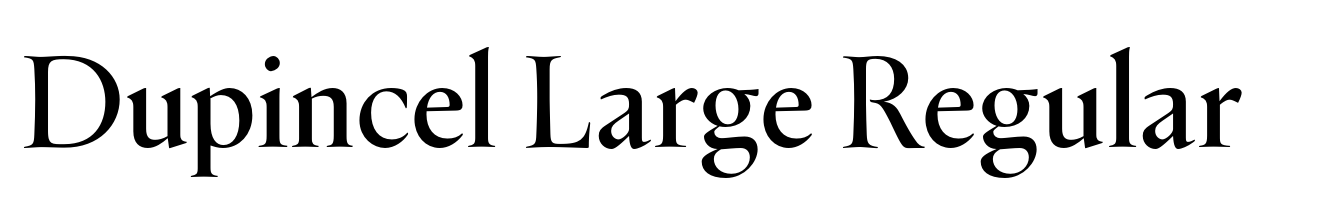 Dupincel Large Regular Font | Webfont & Desktop | MyFonts Dupincel Large Regular Font | Webfont & Desktop | MyFonts